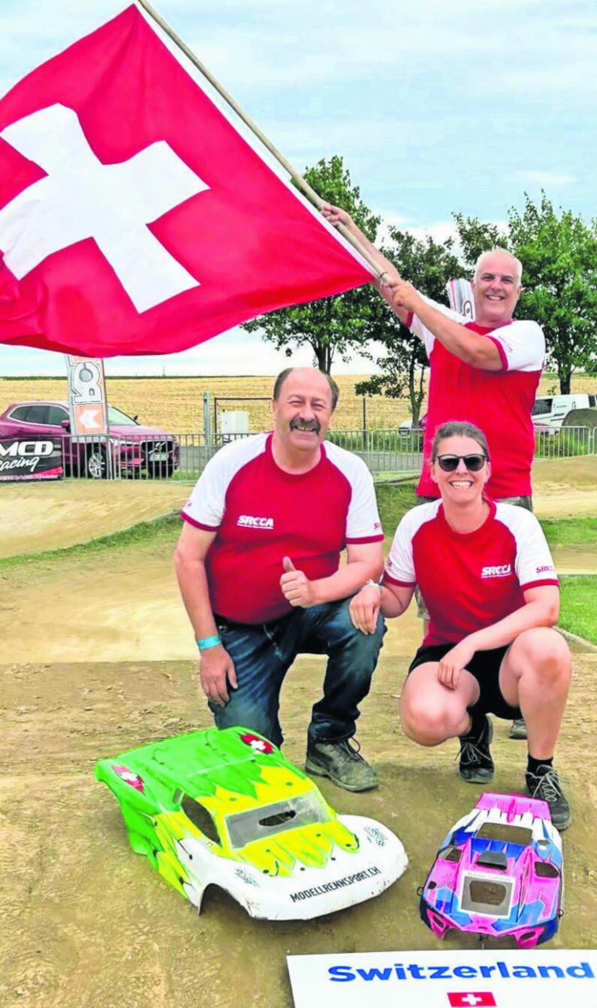 Für die Schweiz an der Offroad-EM 2023 in Tschechien: Bruno und Melanie ...